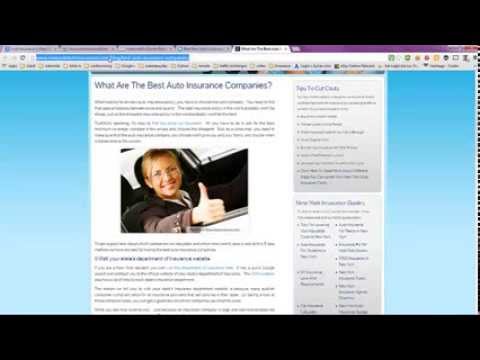 Auto Insurance in New York State -- Top 5 Companies