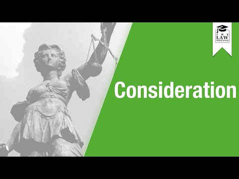 Contract Law - Consideration