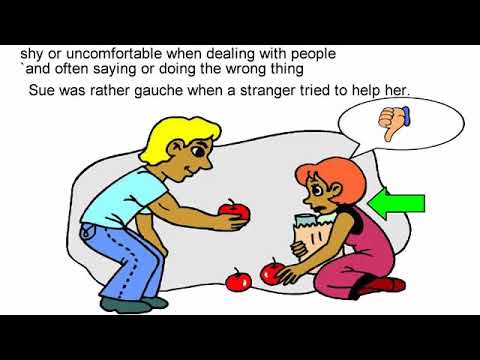 gauche meaning | Vocabulary for Kids | Children's Dictionary | Learn English Vocabulary