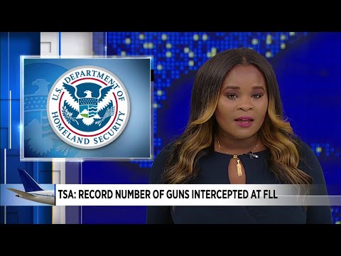 Record number of passengers try taking guns through Fort Lauderdale airport security