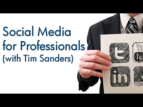 Tim Sanders on Social Media for Professionals | National Speakers ...