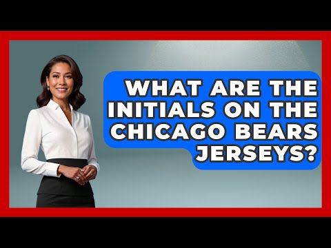 What Are The Initials On The Chicago Bears Jerseys? - The Football Xpert