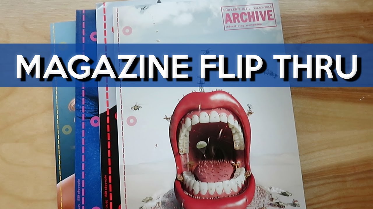 Flipping through my newest Archive magazines!