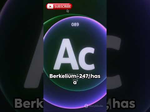 Berkelium: The Hidden Element #subscribe #like #science