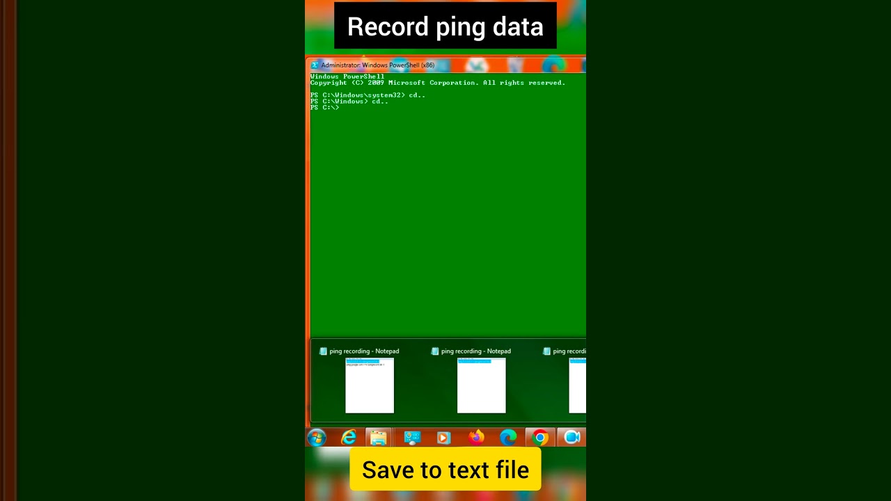 record ping with date and time Save ping with time date
