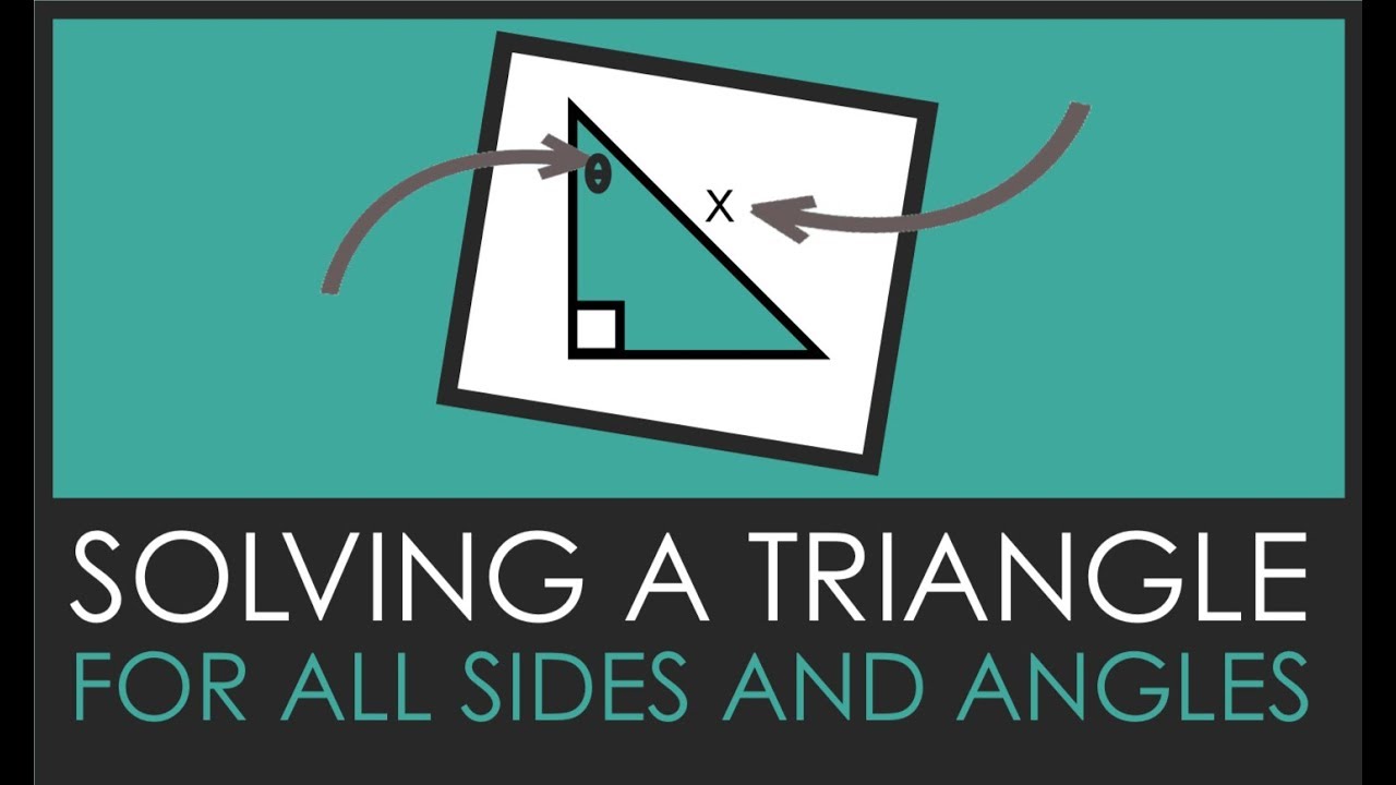 Trigonometry: Solving a Right-Triangle