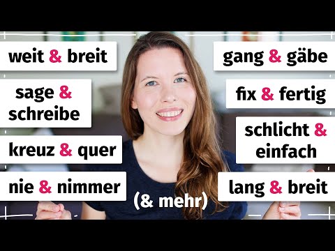 12 Ausdrücke mit "und", die du kennen solltest -- Deutscher Wortschatz für Fortgeschrittene B2 C1