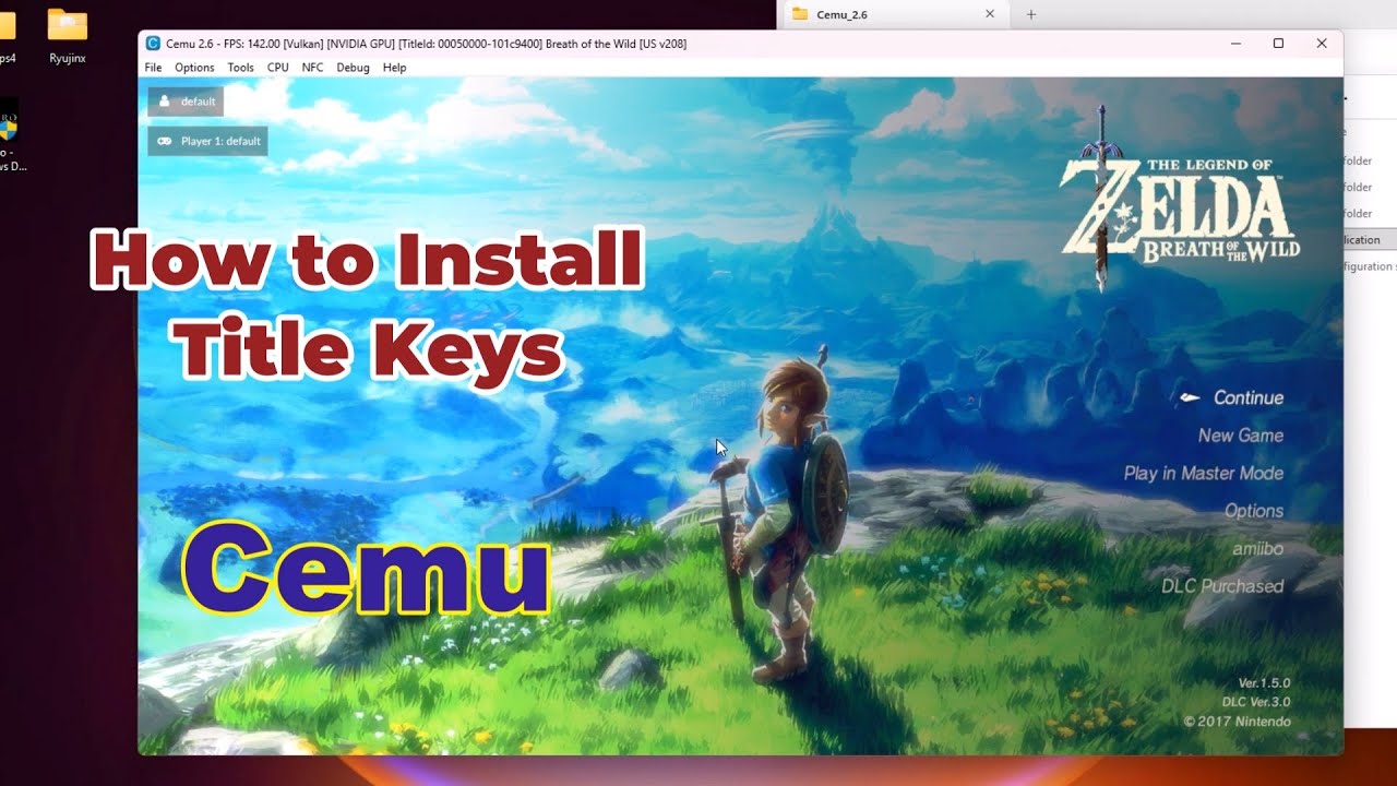 How to Download and Install Title Keys for Cemu Emulator