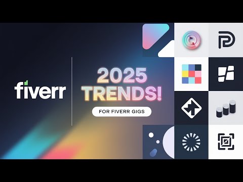 Top 5 Graphic Design Trends for Fiverr Gigs for 2025!