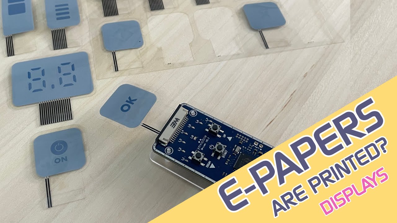 Getting Started with Printed E-Paper Displays | Low Powered | Flexible