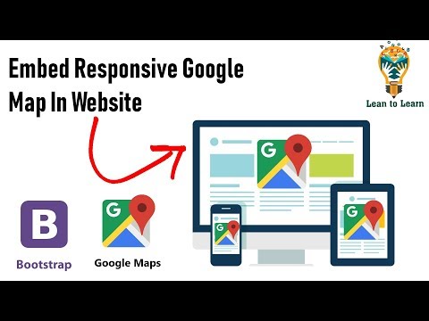 How To Embed a Responsive Dynamic Google Map In Website