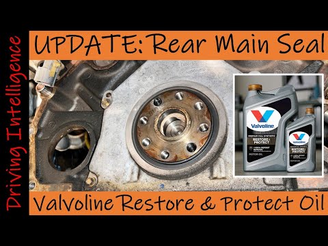Valvoline Restore & Protect Review: Rear Main Seal Removal & Crank Shaft, Oil Pan Inspection