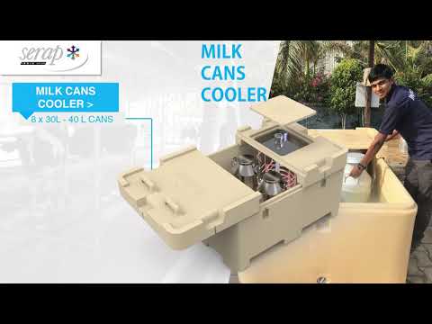 SERAP Bulk Milk Coolers - Bulk Milk Cooler U-Shaped Open FIRST.SU 2000L ...