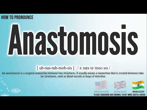Anastomosis Pronunciation | How to Pronounce (say) Anastomosis CORRECTLY | Medical Meaning