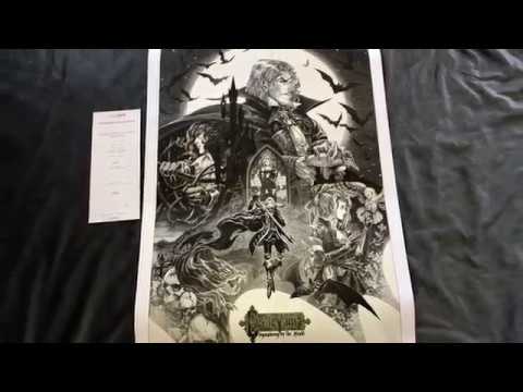 (standard edition ) Konami Castlevania: Symphony of the Night art print by Nicolas Delort