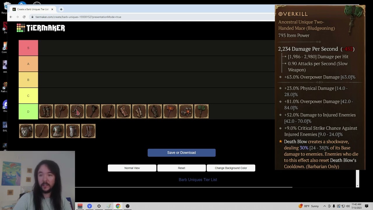 Barbarian Uniques really need a complete overhaul with the exception of ...