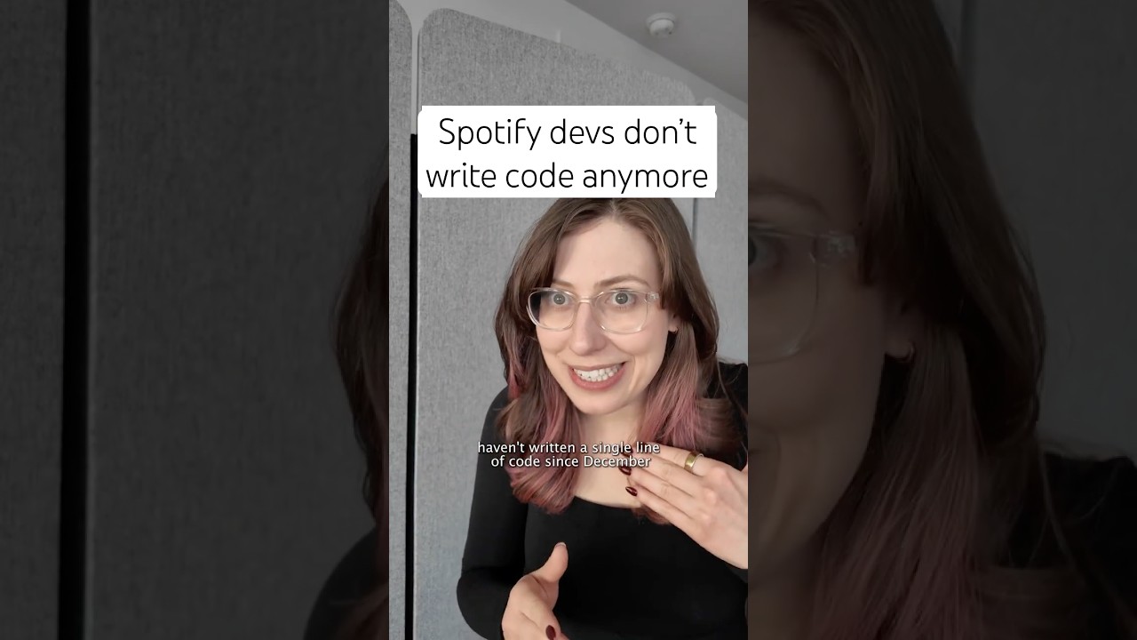 Spotify devs don't write code anymore