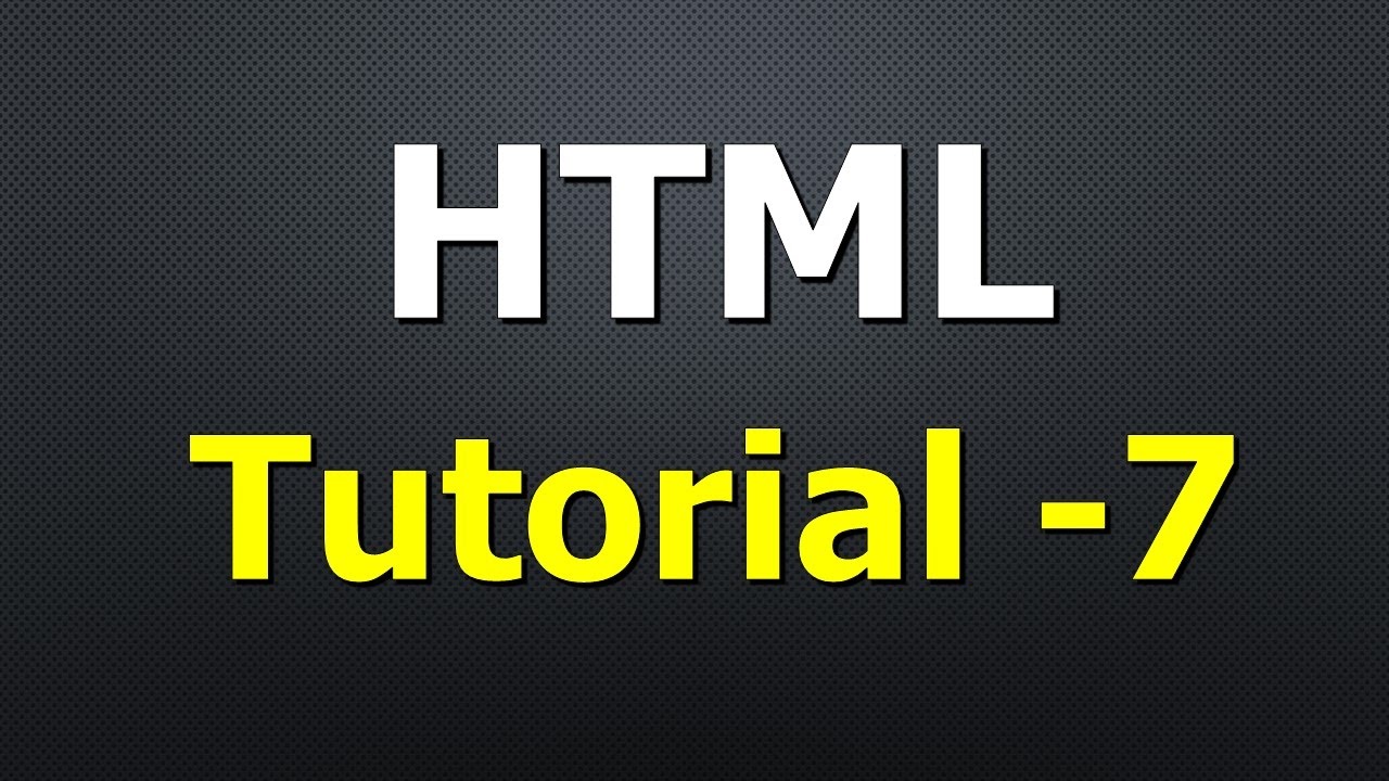 HTML Tutorial - HTML Links - Hyperlinks