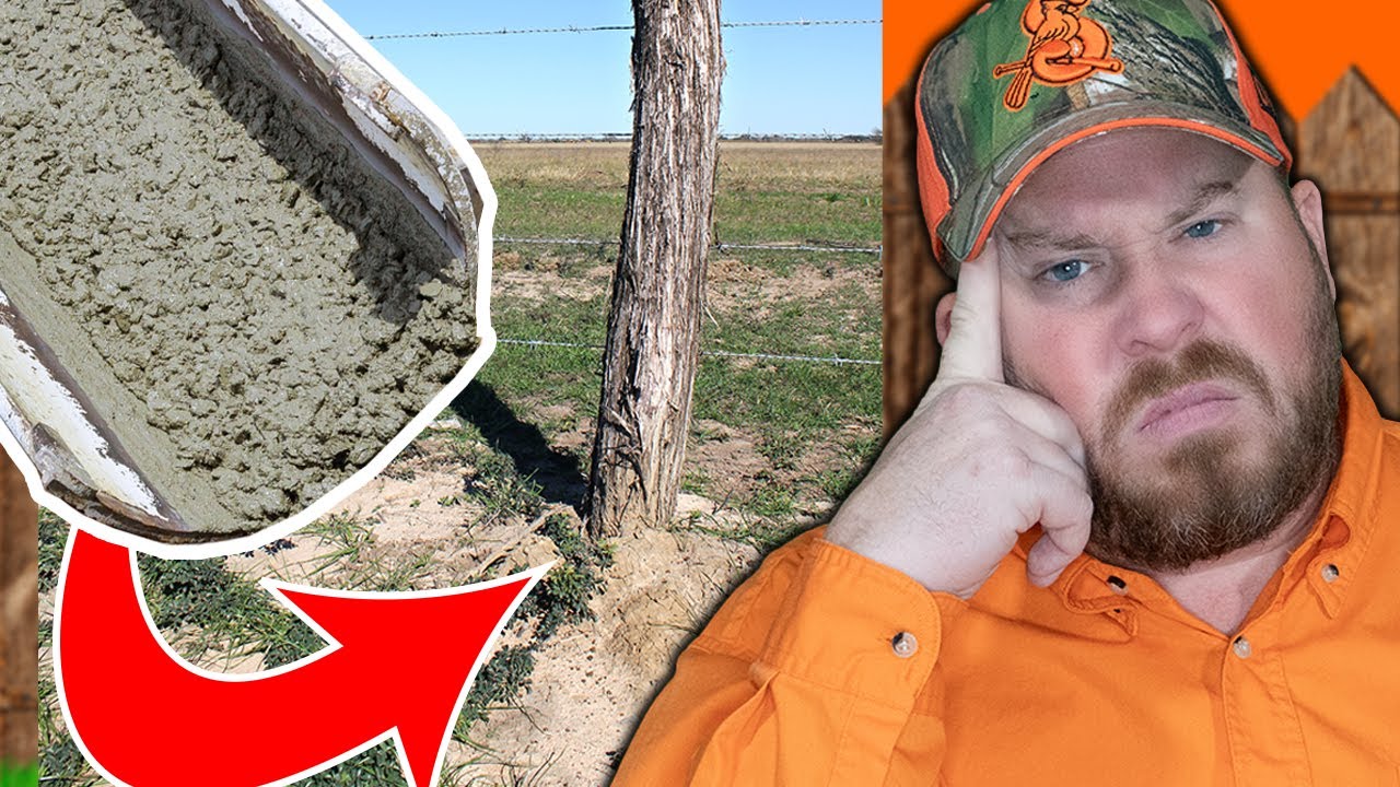 Should I Drive My Fence Posts or Set Them in Concrete?