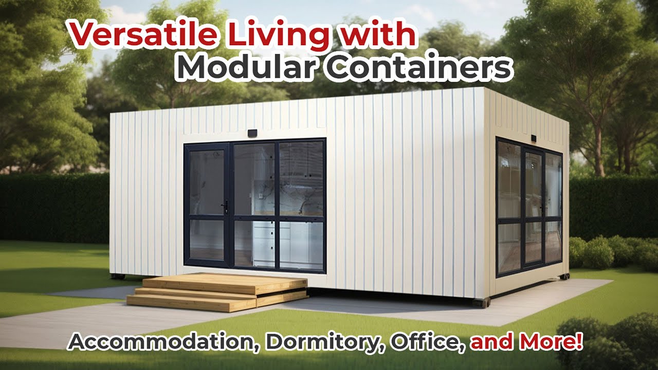 Discover Versatile Living with Modular Containers | Accommodation, Dormitory, Office, and More!