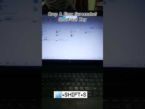 Desktop Screen Easy Screenshot & Crop Short-Cut Key #computer #shortvideo #short #keyboardtricks