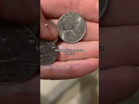 MAJOR MISTAKE BY THE U.S MINT!!! #quarter #coin #money #coins #errorcoin #shorts