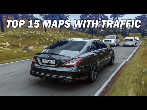 Top 15 Best Maps With Traffic in 2023 for Assetto Corsa | Moza R9