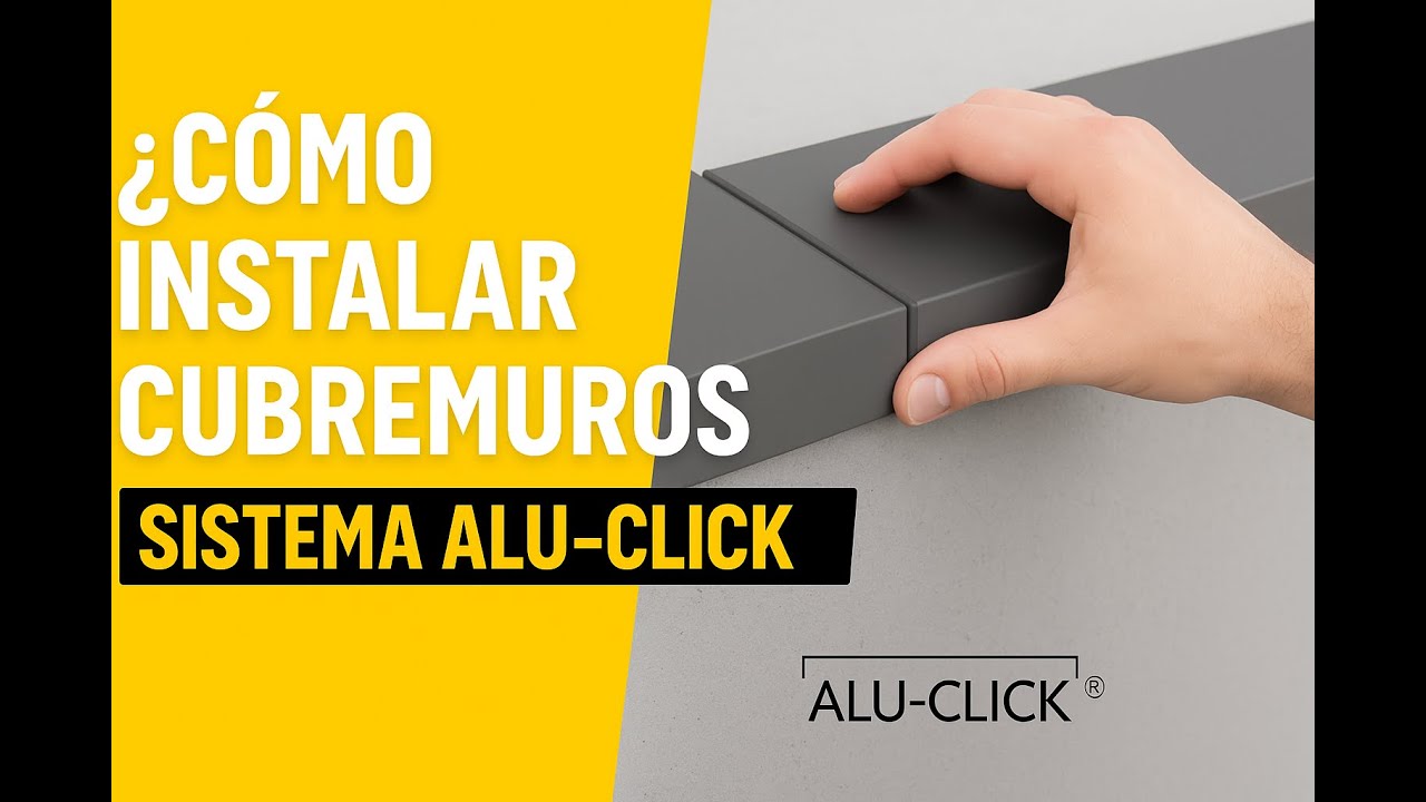 ALU-CLICK: Cómo instalar cubremuros de aluminio paso a paso | Industrias Mas