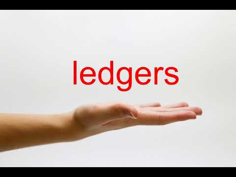 How to Pronounce ledgers - American English