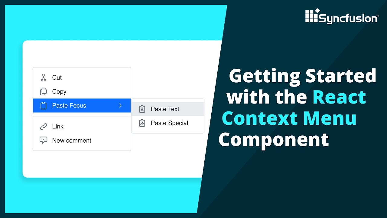 Getting Started with the React Context Menu Component