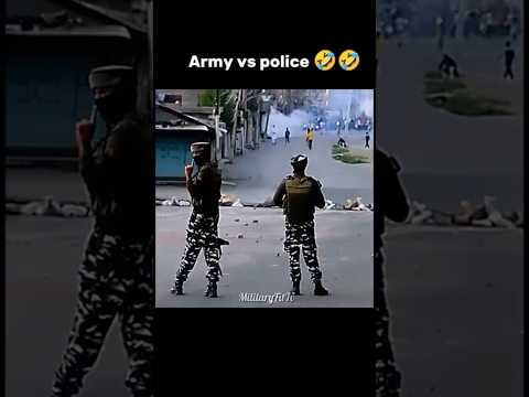 Army Vs Police 🤣🤣🤣||#army #police