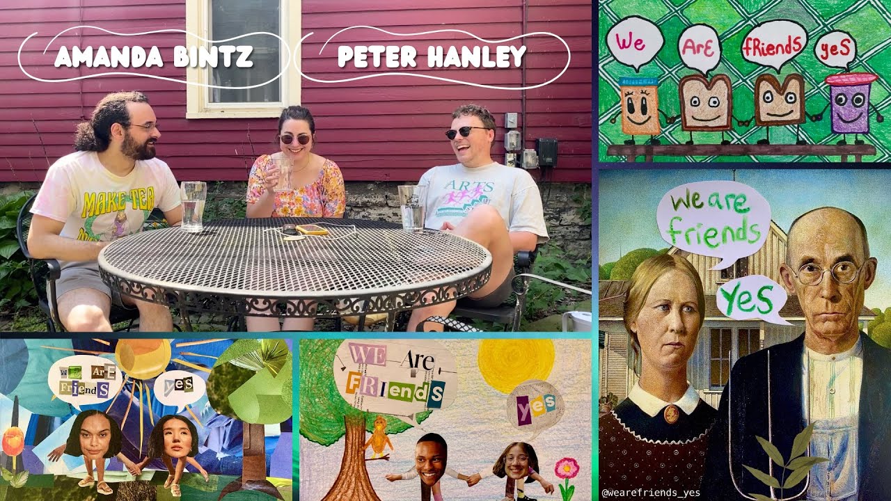 Ep. 21 • Philadelphia Creatives: Mixed Media Artist Peter Hanley and Writer Amanda Bintz
