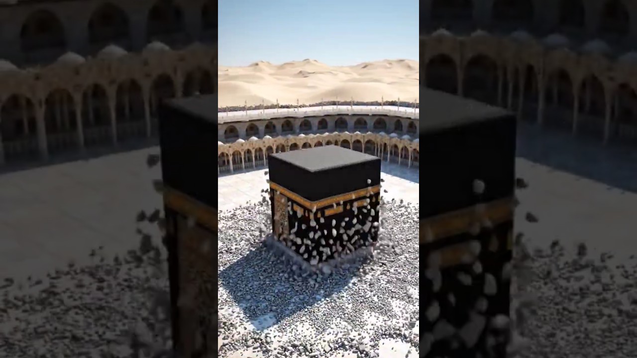 Kaaba Build from Stones in Desert 🕋 | Amazing Sand & Rock Art Timelapse