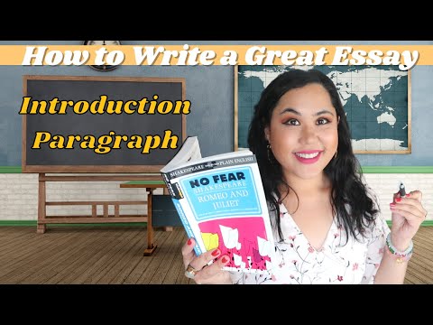 HOW TO WRITE AN INTRODUCTION FOR YOUR HIGH SCHOOL ENGLISH CLASS | writing tutorial