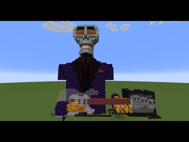 Guitar Man Musical Automaton (random music machine) Minecraft Map