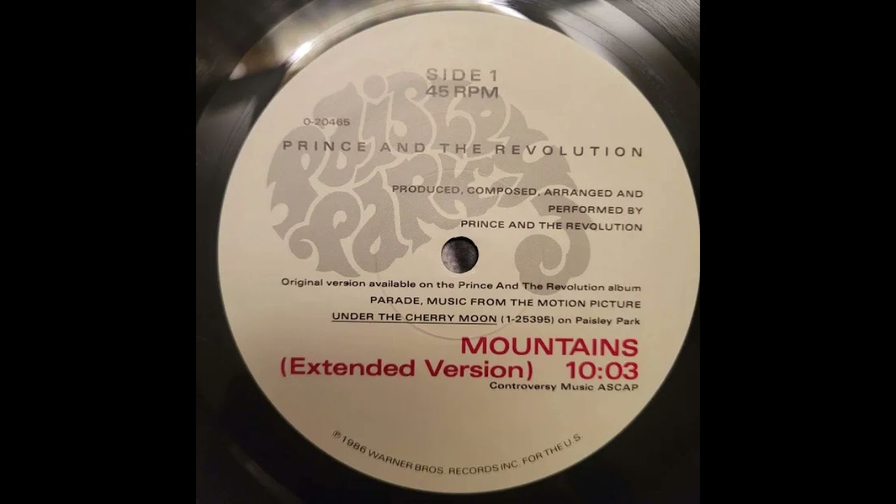 Prince - Mountains / Alexa De Paris (Extended Versions) 12