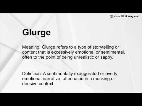 Glurge Meaning