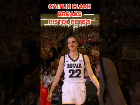 Caitlin Clark Shoots Past Pistol Pete Maravich #iowa #record #scoring