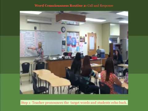 Routines 1 2 3 Word Consciousness DEMO Video Computer