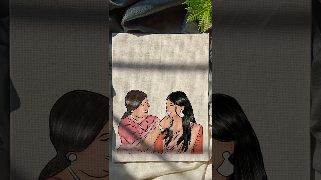 Happy Mother's day 🌹 Mother's day Illustration easy mother's day art