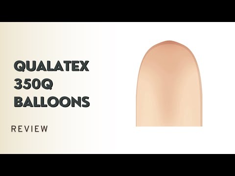 Qualatex 350q balloons in blush - Review
