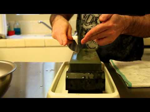 Sharpening the tips of knives- Japanese Knife Imports