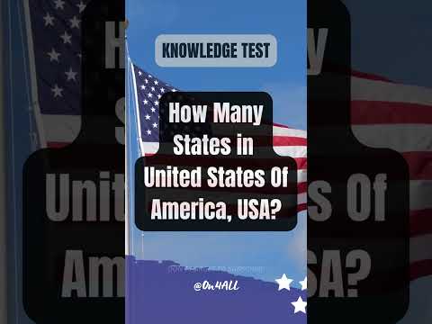 "USA State Count Challenge: How Many States Are There?" #riddle #quiz #usa #america #states #shorts