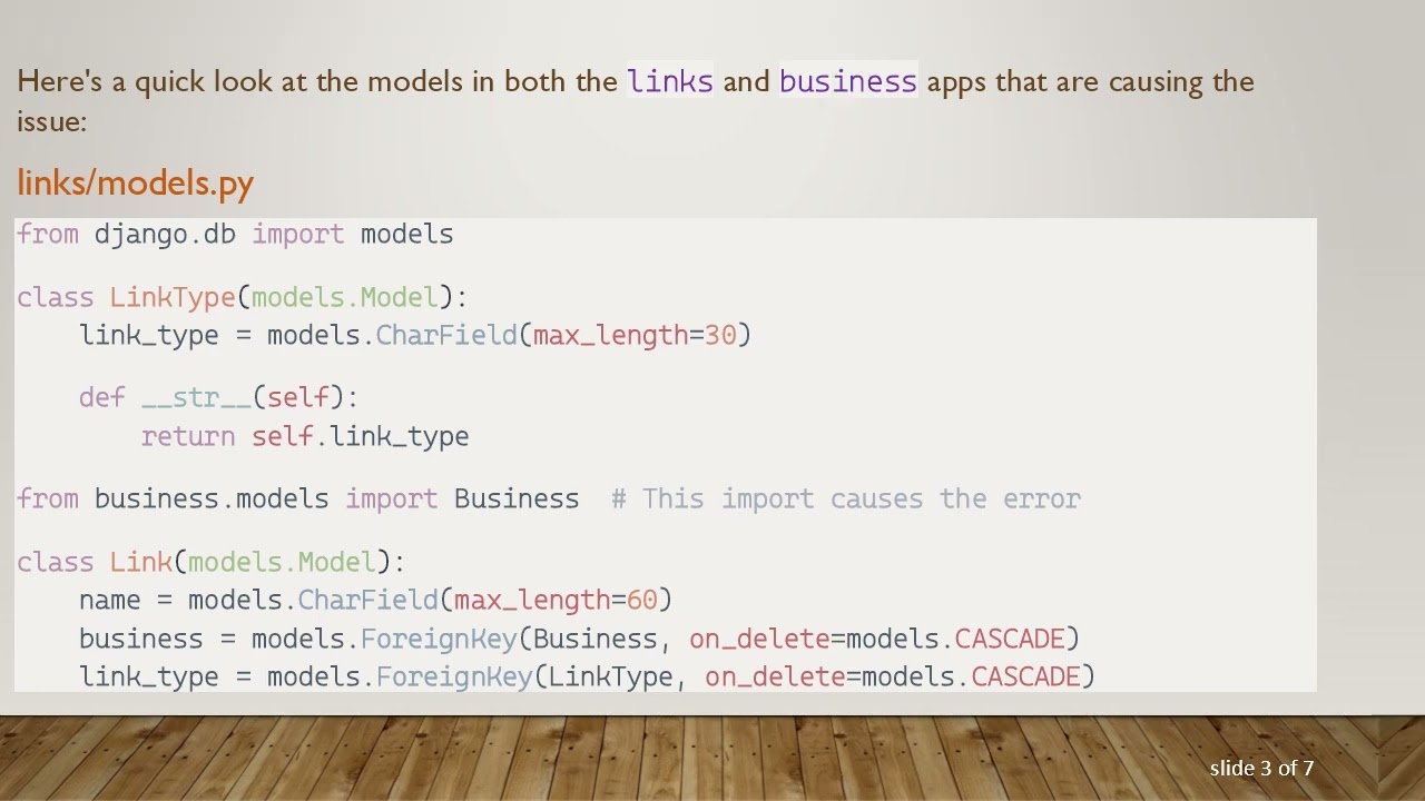 How to Resolve ImportError Issues with Django Models