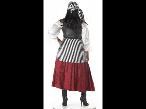 Pirate's Wench Adult Plus Women's Costume