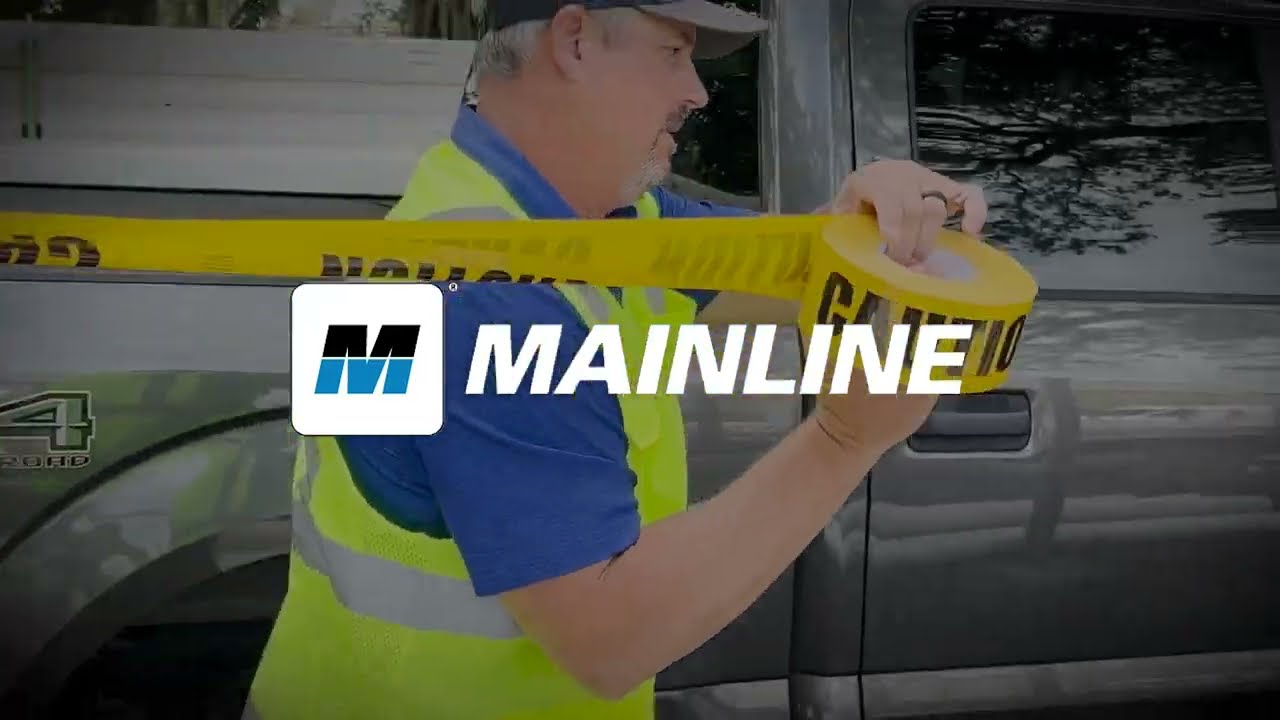 Mainline Yellow Caution Tape
