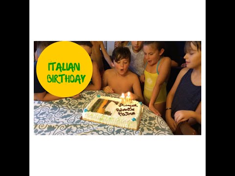 Learn Italian - How to wish and sing HAPPY BIRTHDAY