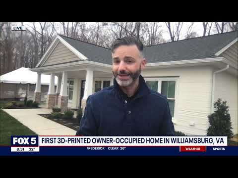 21.12.21 | Fox5DC Alquist's Zachary Mannheimer on the First 3D Printed House in the U.S.