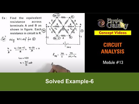 Solved Example for JEE: Circuit Analysis- 6 Video Lecture