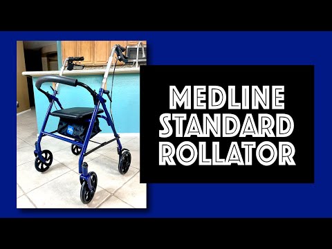 Medline Steel Folding Rollator Walker Review